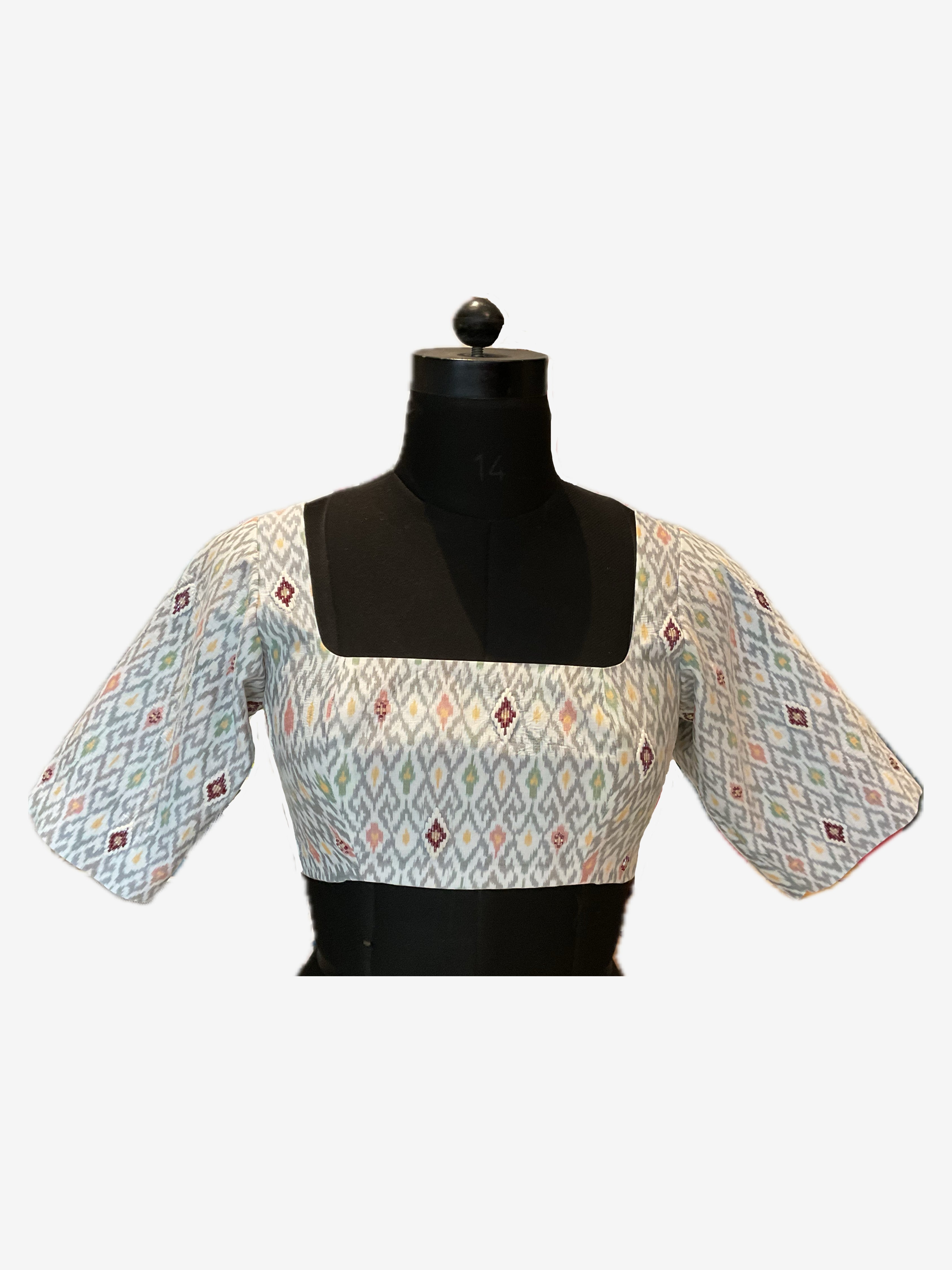 Embroidered Silk Ikat blouse – The Ikat Story