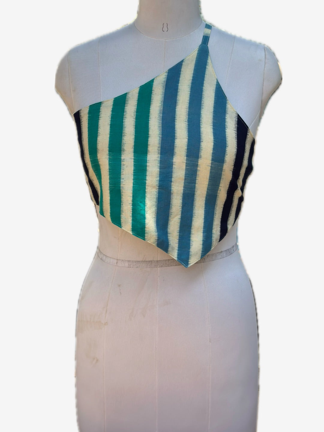 Azure wrap top – The Ikat Story